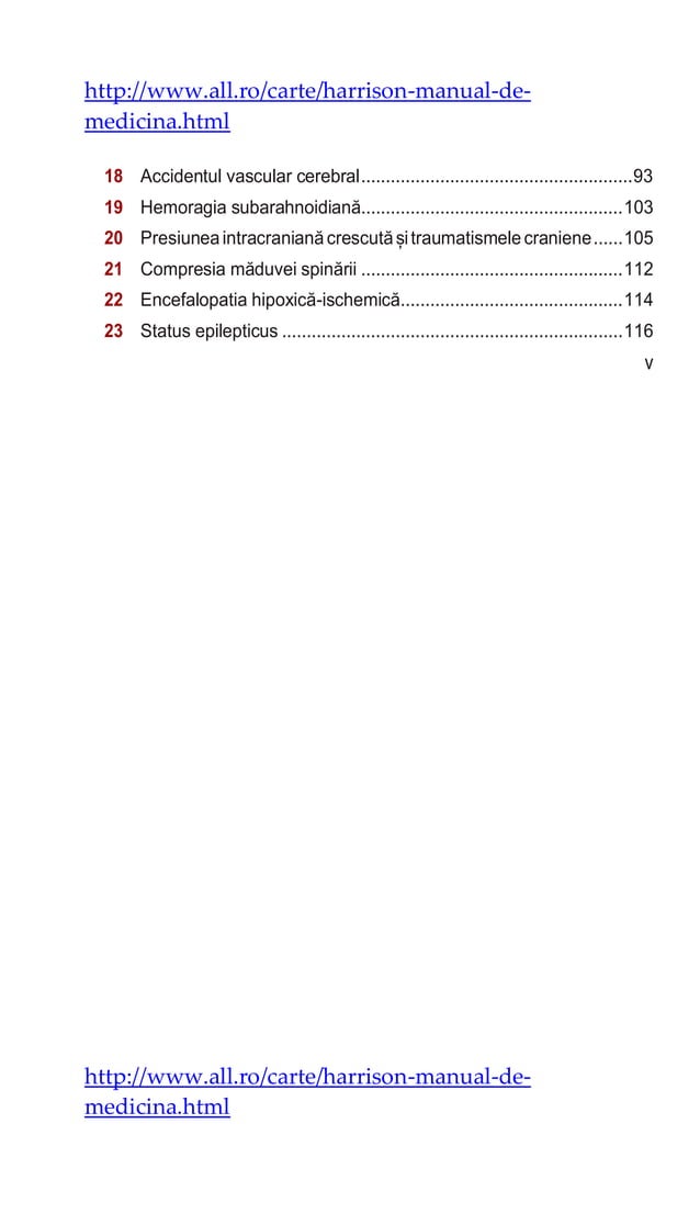 Harrison manual de medicina tradus in limba romana editia 18 PDF | PDF