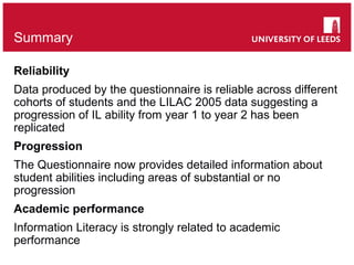 Making the connections: assessment, training, progression and ...