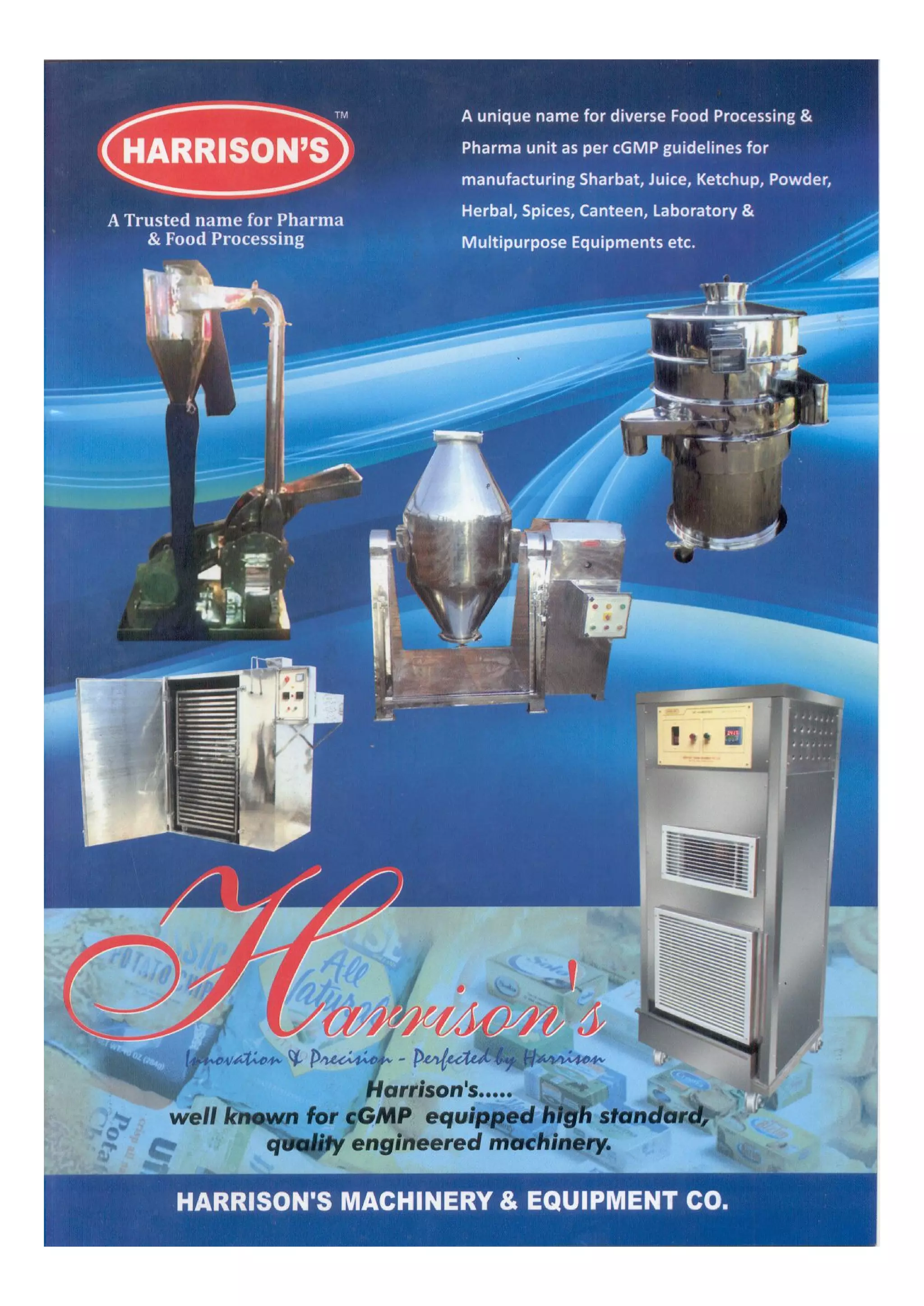 Harrisons Pharma Machinery Private Limited, Delhi, Pharmaceutical ...