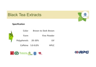 Harrisons tea extracts b2 b customer | PDF