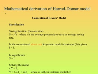 Harrod domar | PPT
