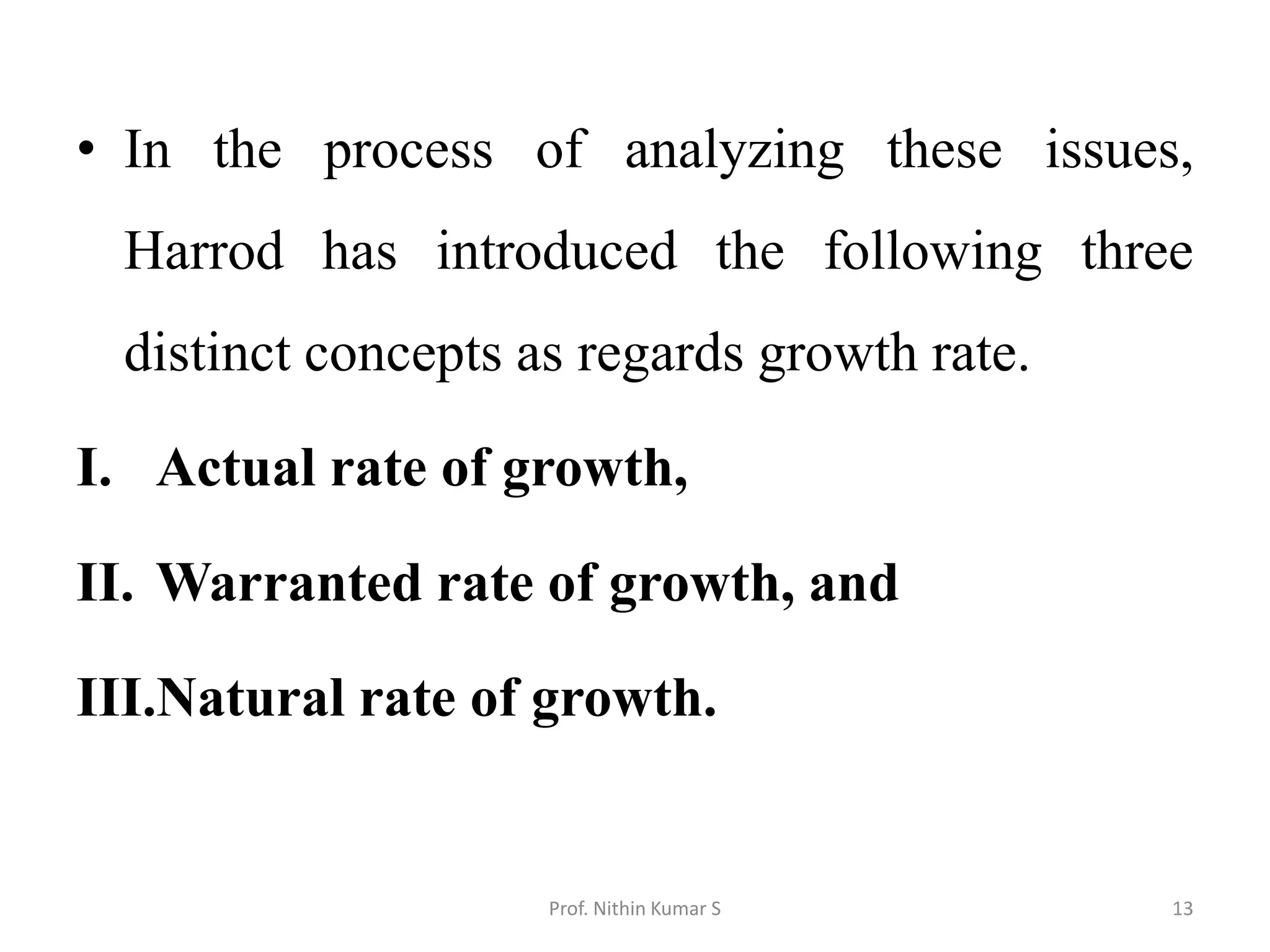 Harrod – Domar Model - Development Model.pptx