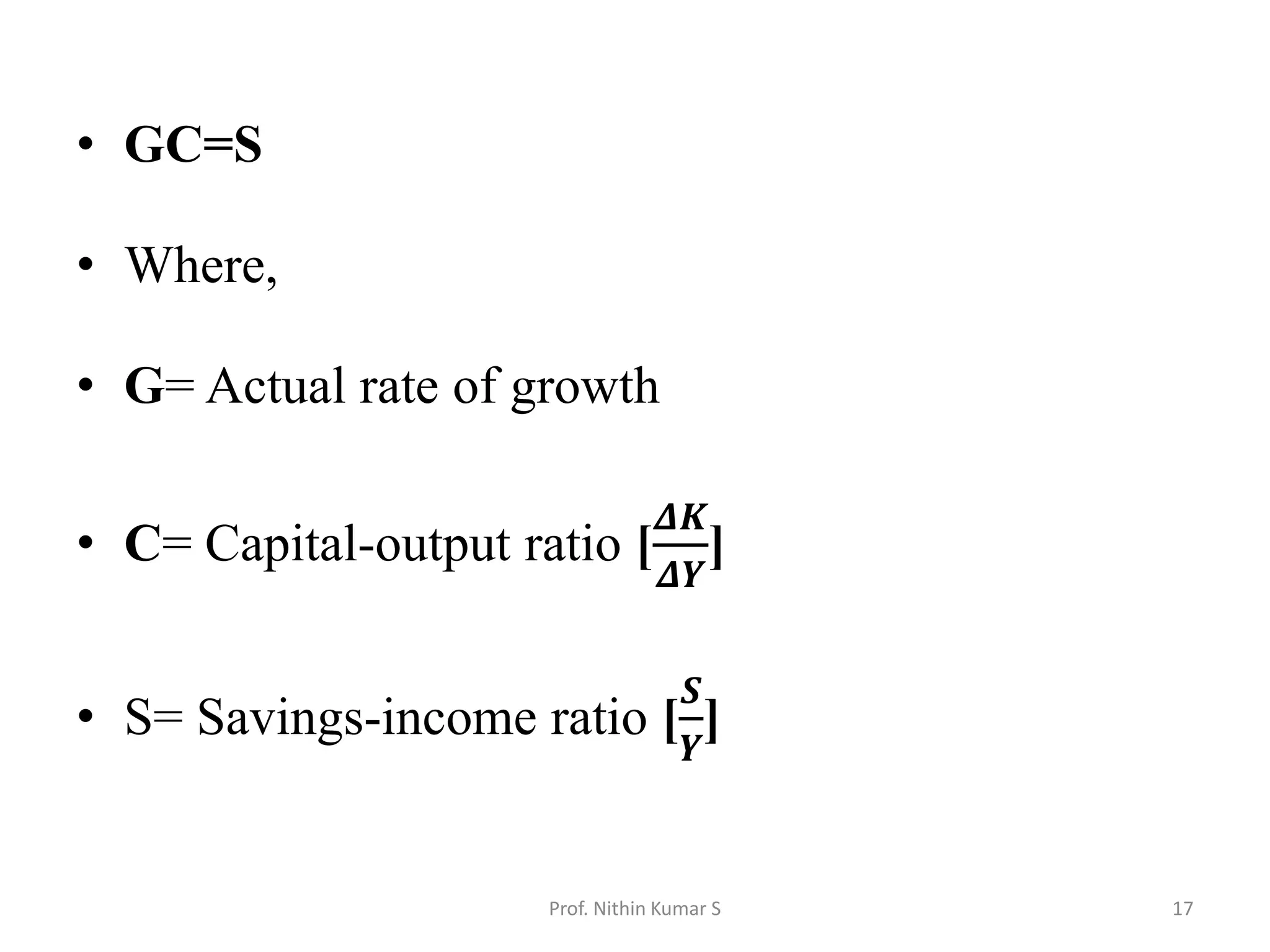 Harrod – Domar Model - Development Model.pptx