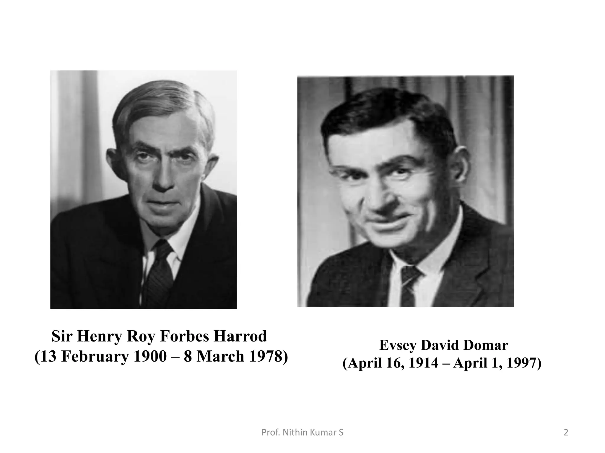 Harrod – Domar Model - Development Model.pptx