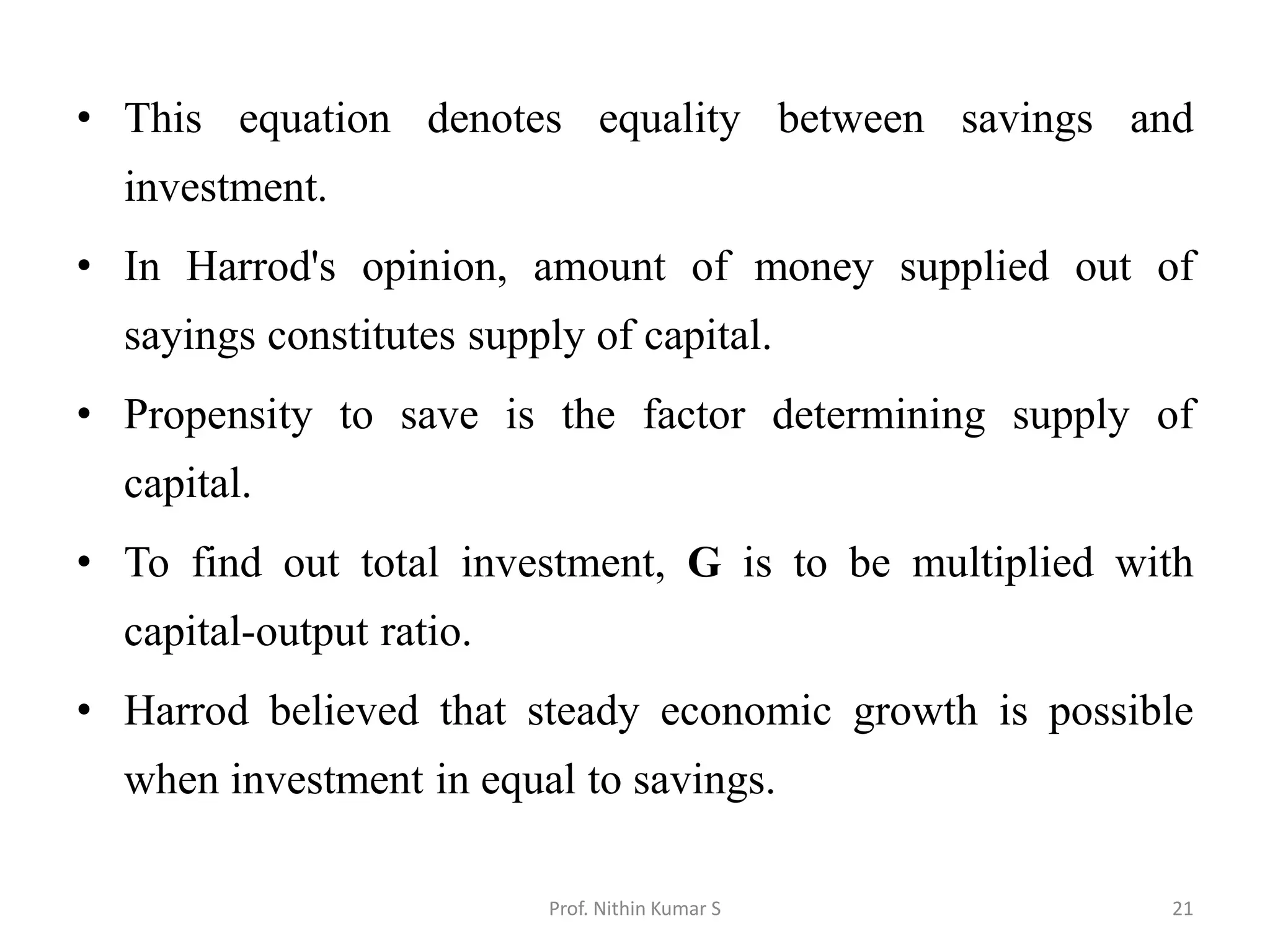 Harrod – Domar Model - Development Model.pptx