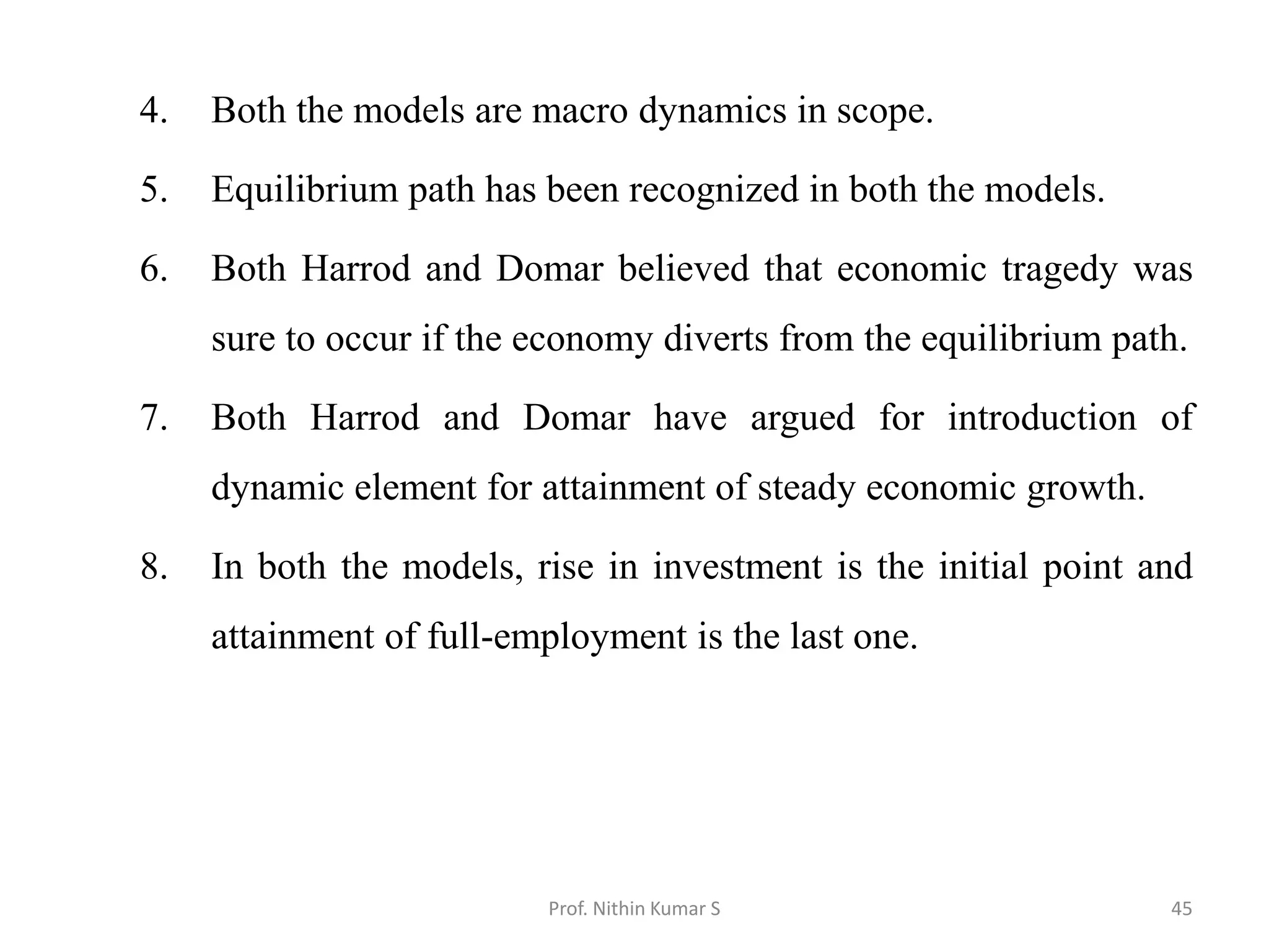 Harrod – Domar Model - Development Model.pptx