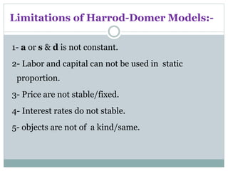 Harrod domer model PPT | PPTX