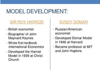 Harrod domer model PPT | PPTX