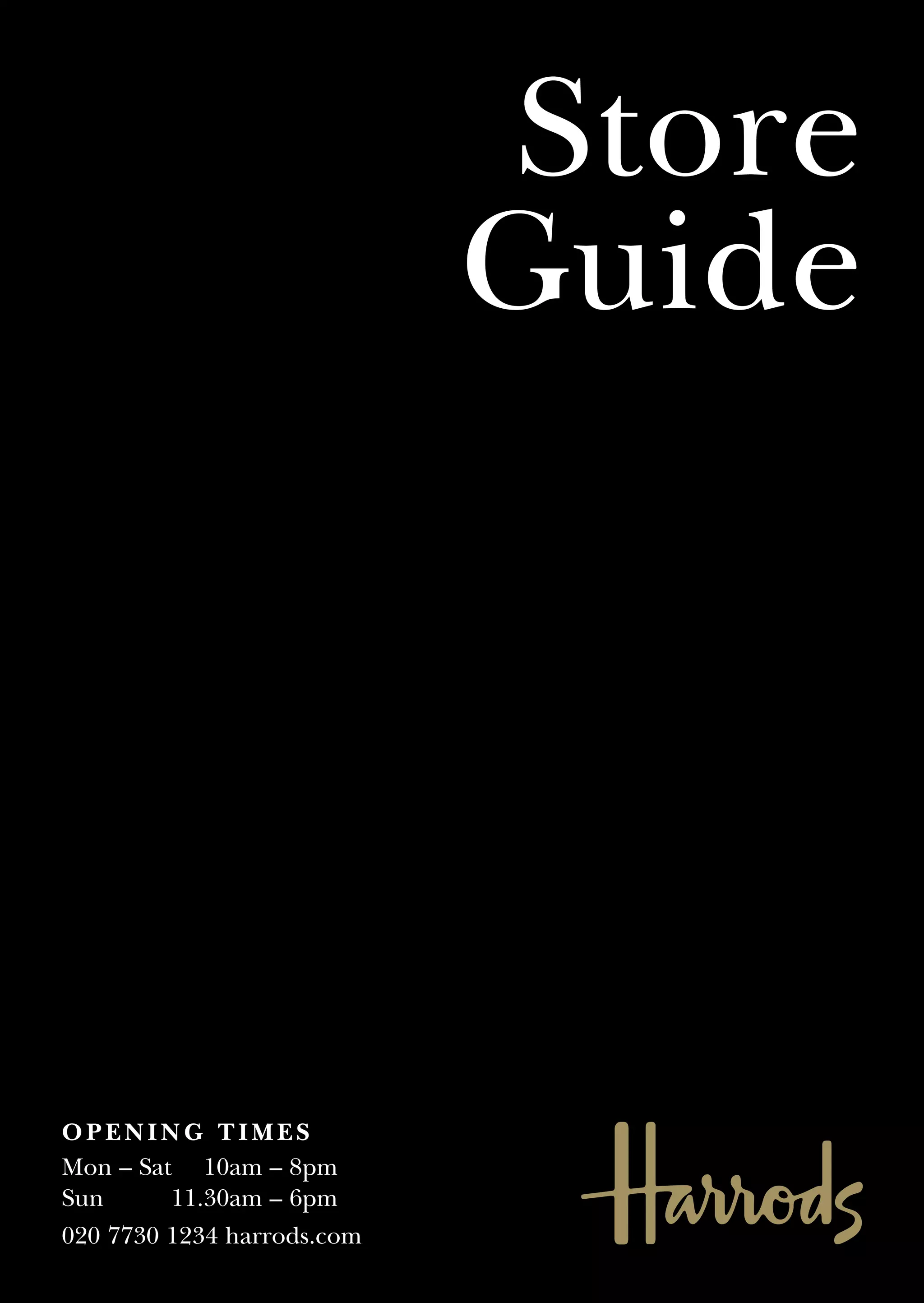 Harrods: The Store Guide | PDF