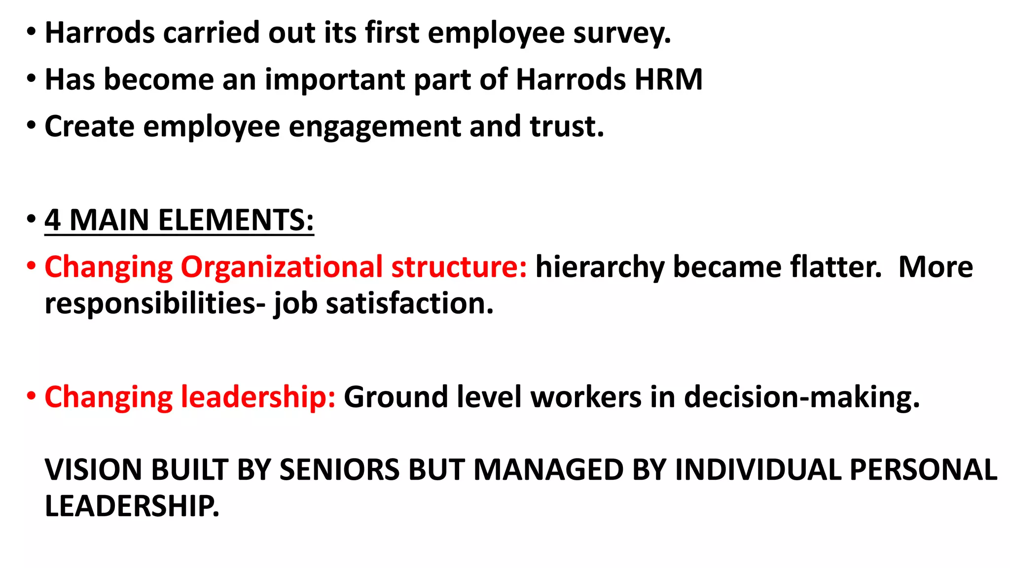 Harrod's hrm management | PPTX