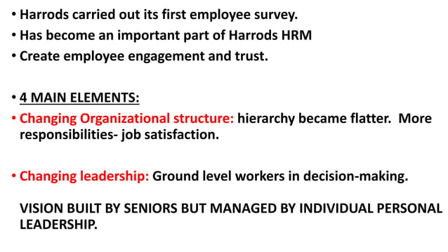 Harrod's hrm management | PPT