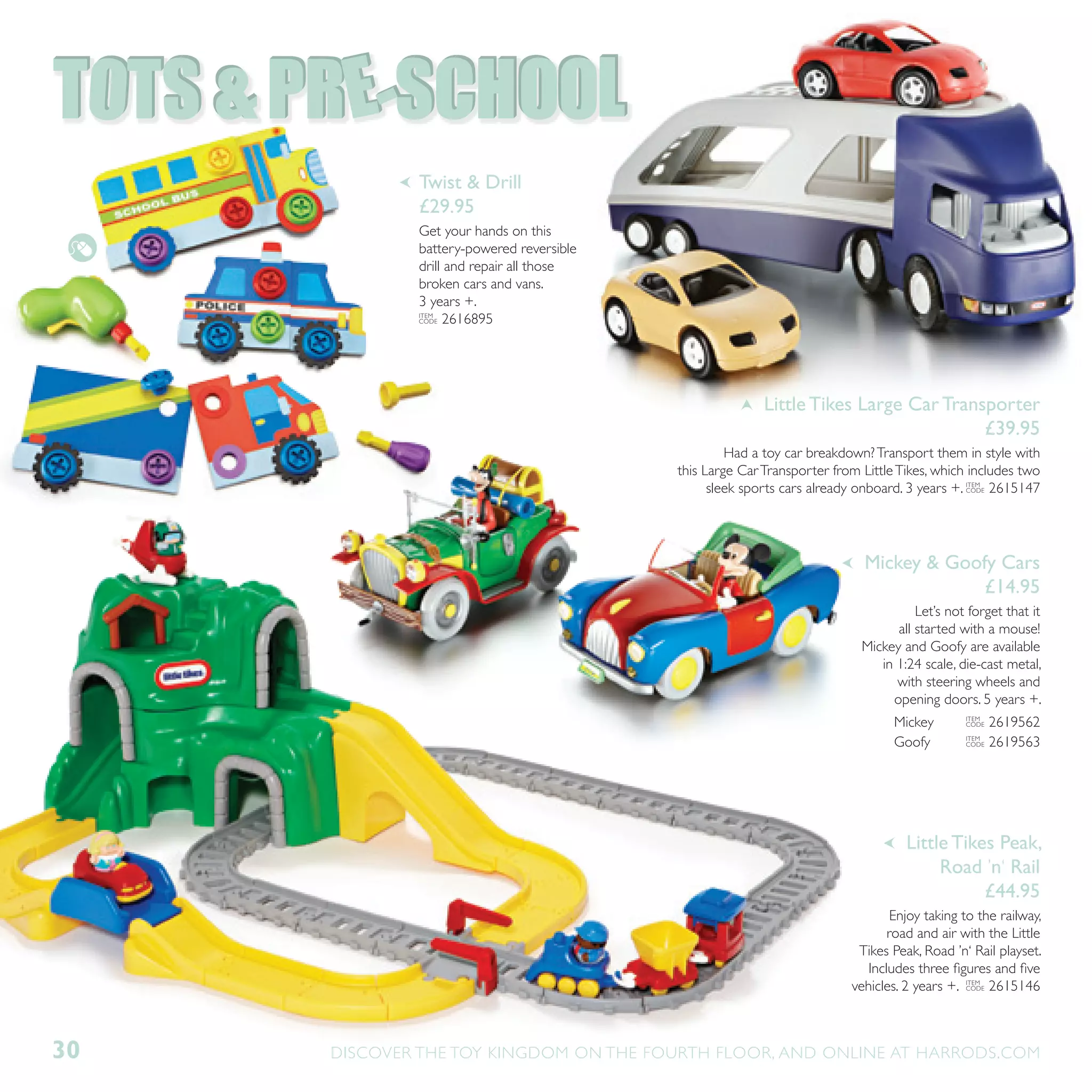 Harrods Toys for tots & pre school | PDF
