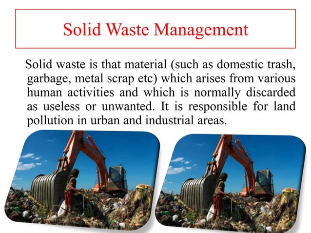 MINOR PROJECT OF SOLID WASTE MANAGEMENT PRESENTATION | PPTX | Indoor Environmental Quality ...