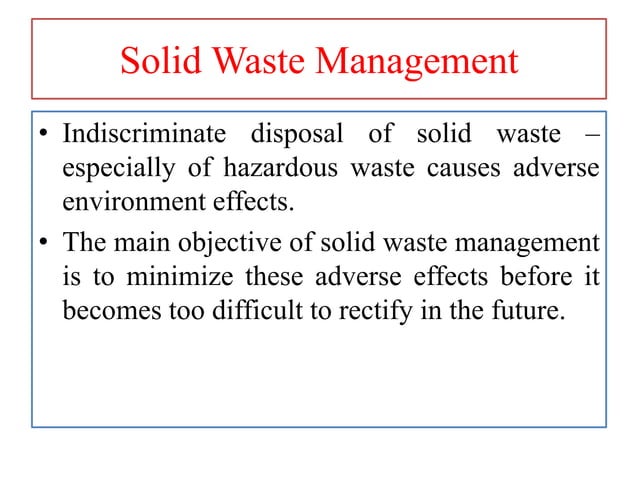 MINOR PROJECT OF SOLID WASTE MANAGEMENT PRESENTATION | PPTX | Indoor ...