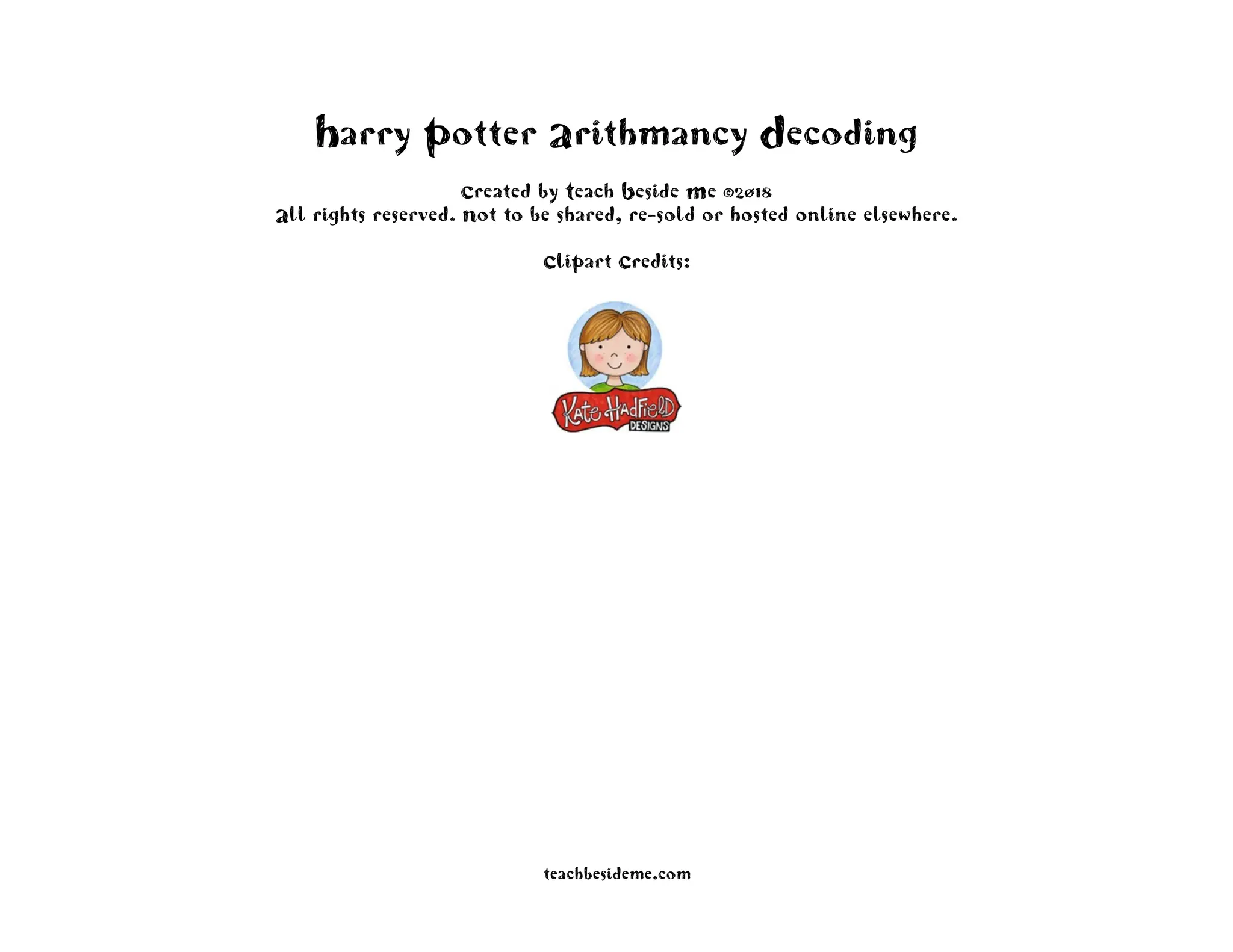 Harry-Potter-Arithmancy-worksheets in english | PDF