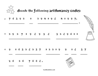 Harry-Potter-Arithmancy-worksheets in english | PDF