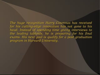 Harry Coumnas Is An Astronaut | PPT