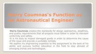 Harry Coumnas was a Planetary Protection Officer Who Helped With the ...