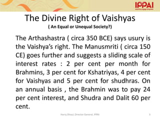 India's Evolution & Sanctity of Contracts | PPTX