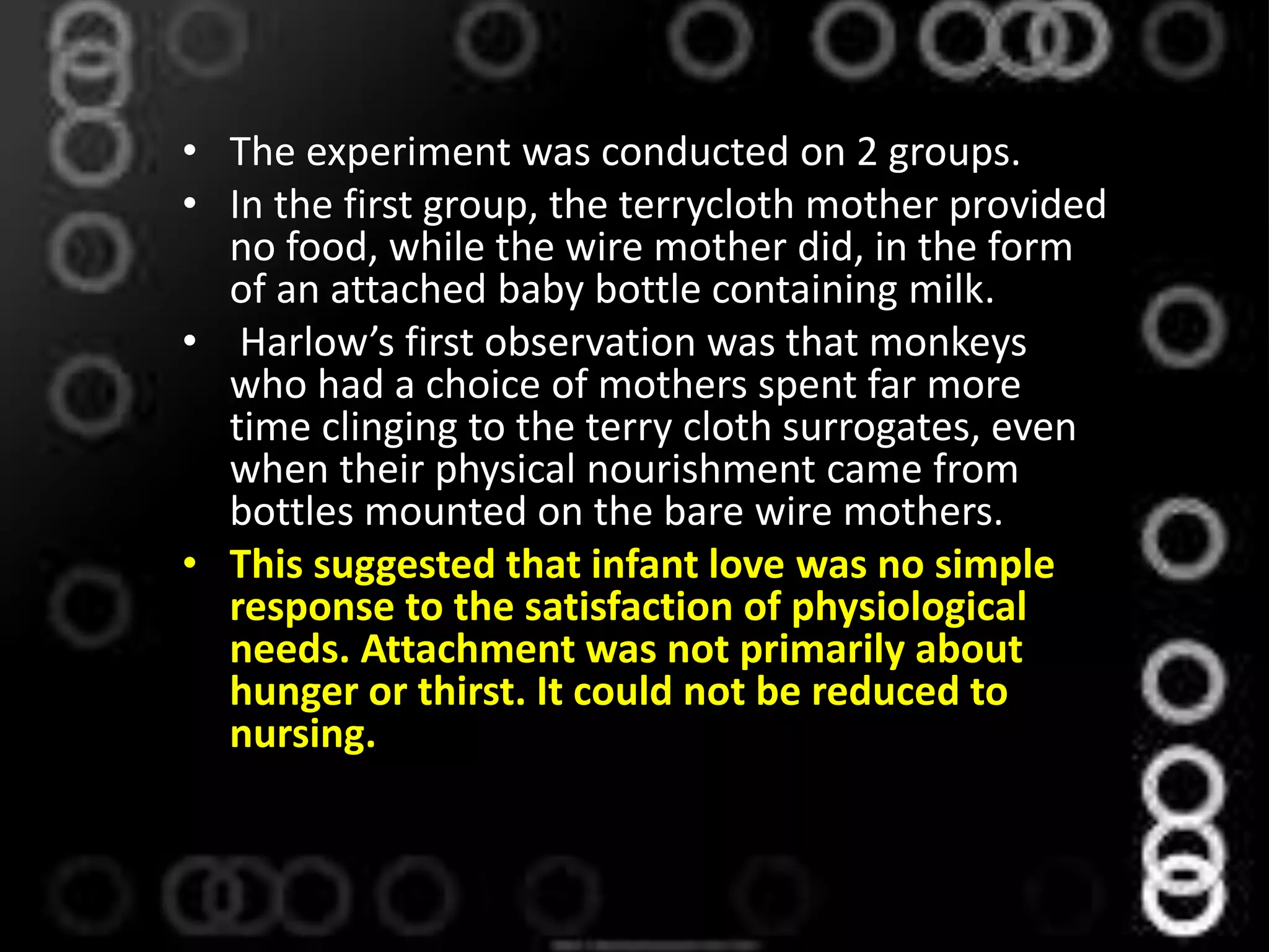 HARRY F HARLOW | PPTX