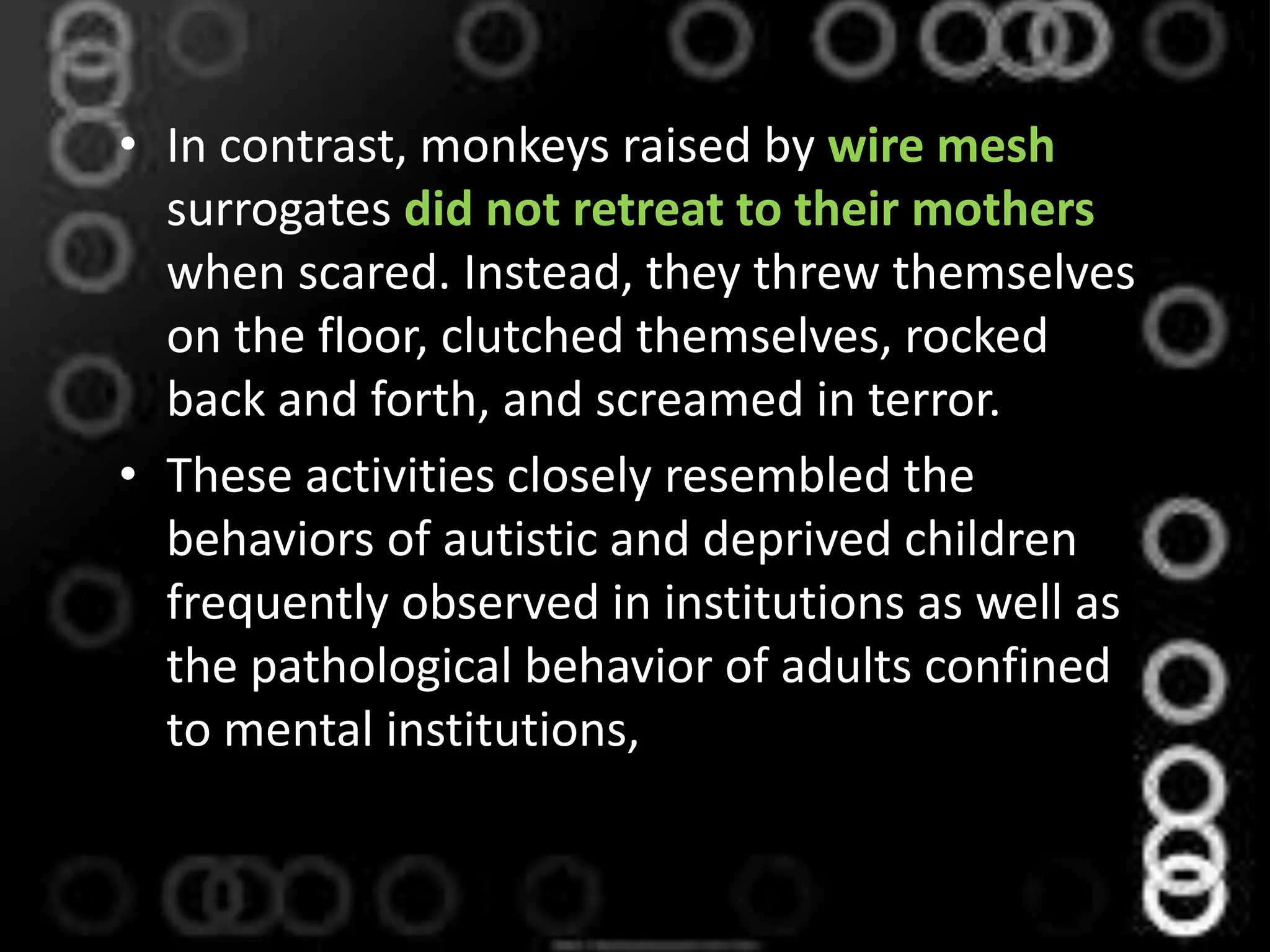 HARRY F HARLOW | PPTX