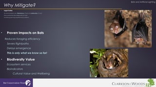 PLS 2018: The newly updated ‘Bats and Lighting’ guidance (2018) for the ...