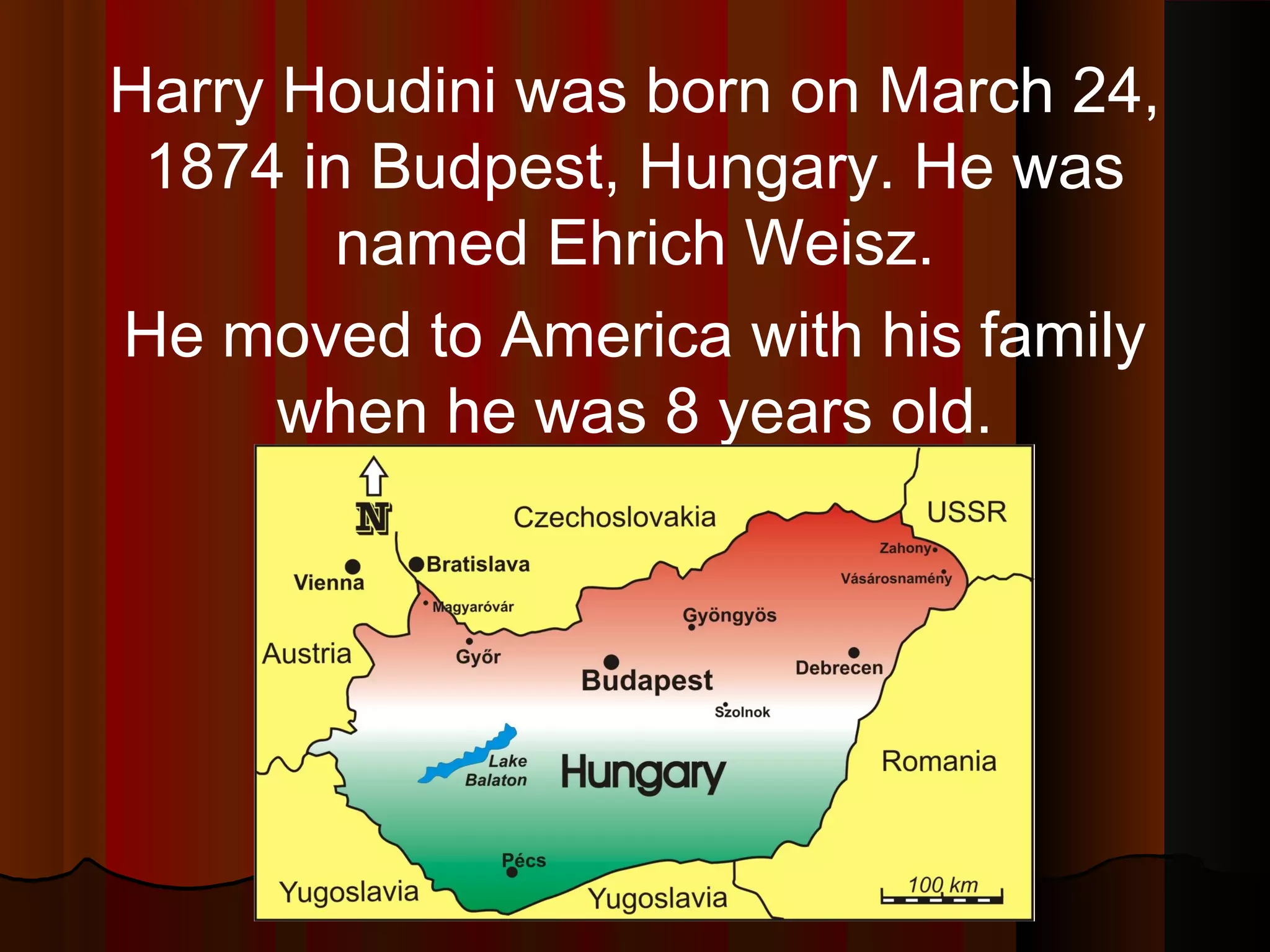 An Introduction to Harry Houdini | PPT