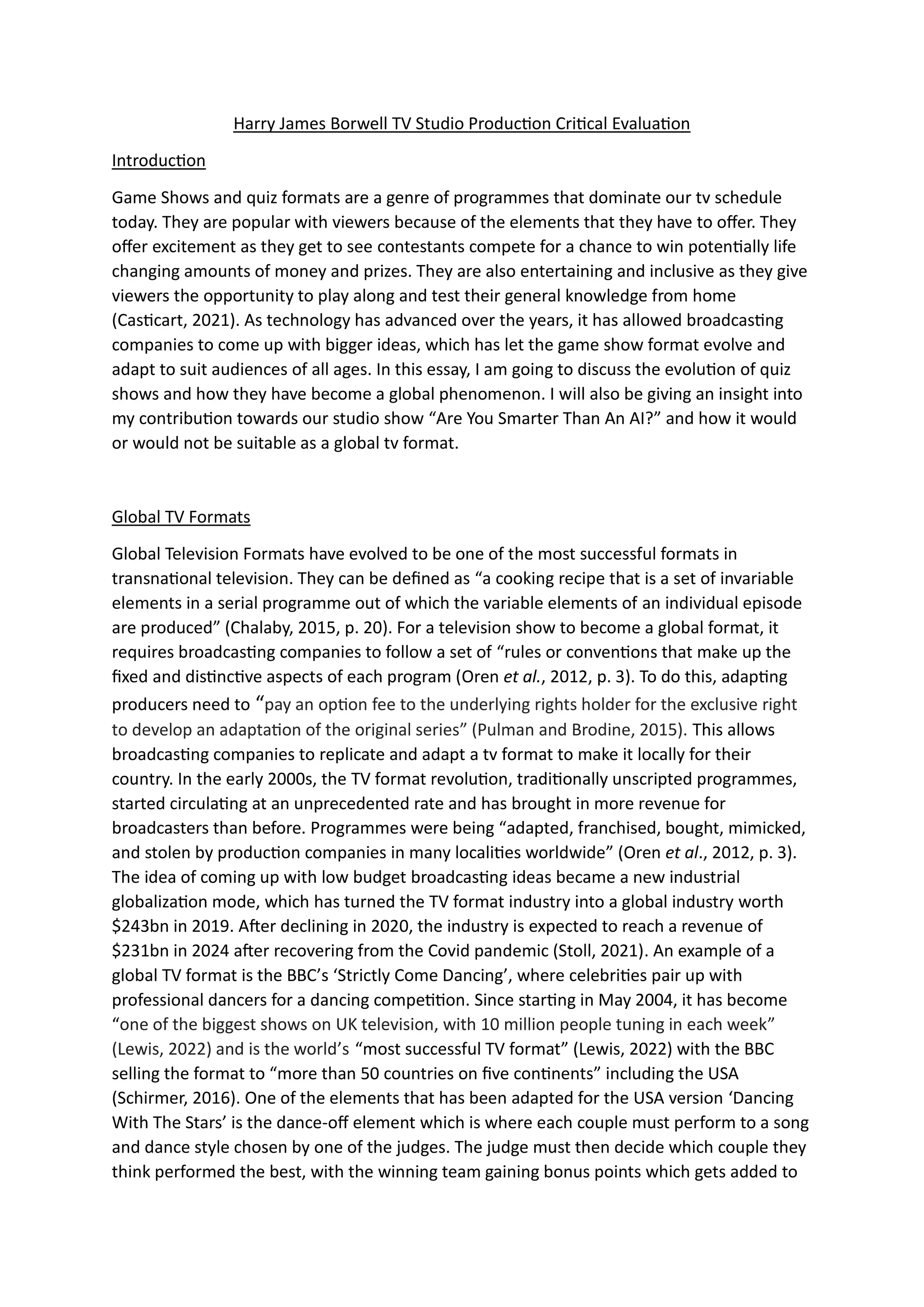 TV Studio Production Critical Evaluation.docx