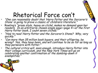 Harry Potter and the 5 Dimensions of Cultural Potency (Schudson) | PPT
