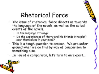 Harry Potter and the 5 Dimensions of Cultural Potency (Schudson) | PPT