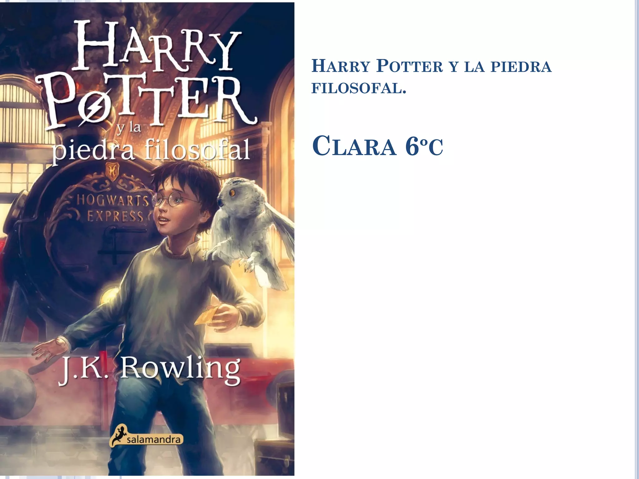 Libro: Harry potter y la piedra filosofal | PDF