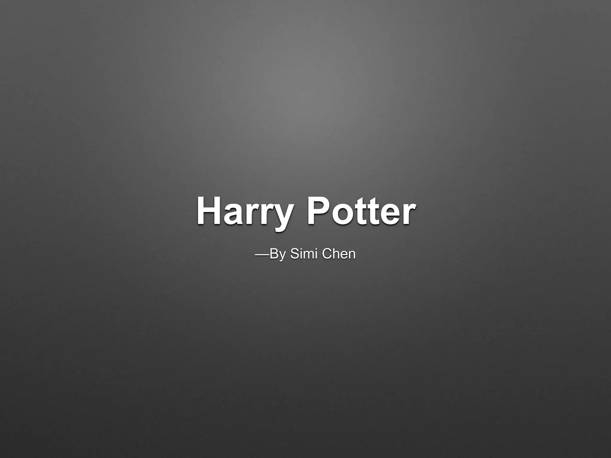 Harrypotter | PPTX