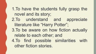 Harry potter: A Brief Overview and Its Similarities to Other Fiction ...