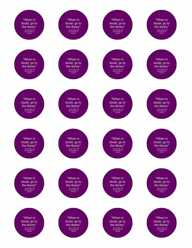 Button - When In Doubt HP | PDF