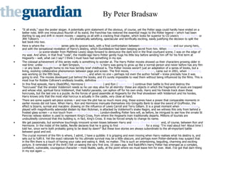 Harry potter and the deathly hallows review. | PPT