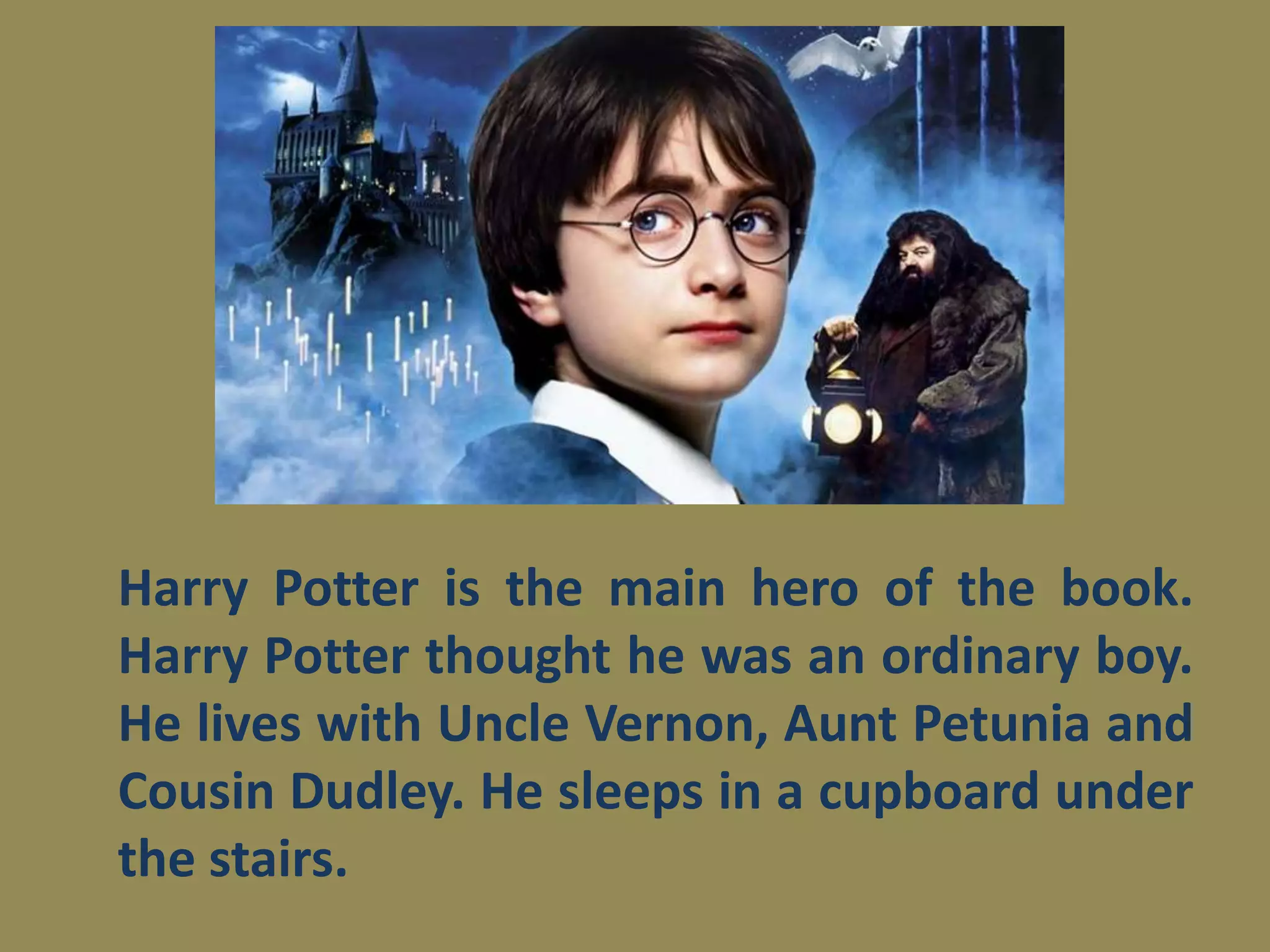 Harry Potter and the philosopher's stone | PPTX