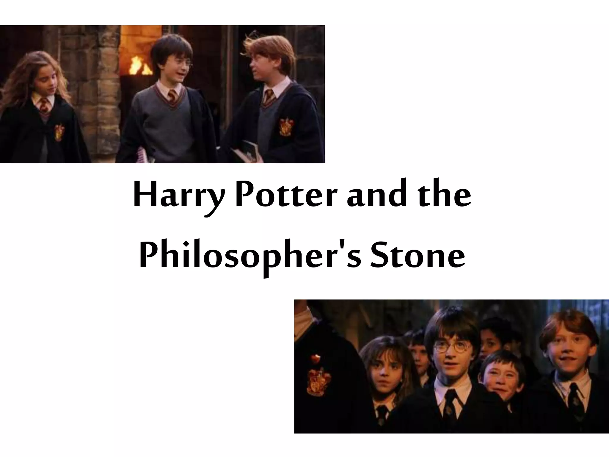 Harry potter and the philosopher's stone | PPTX