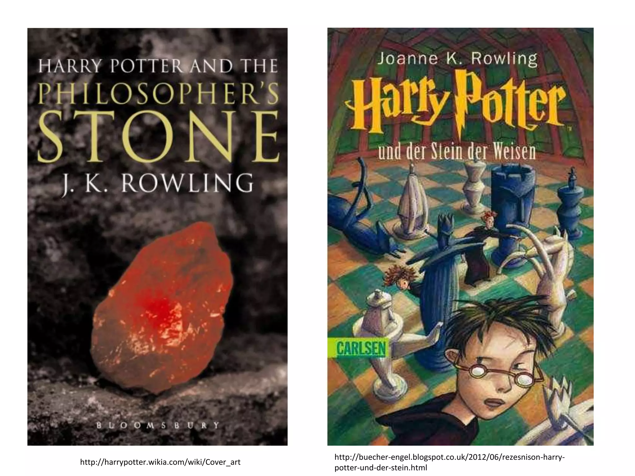 Harry potter and the philosopher's stone covers | PPTX