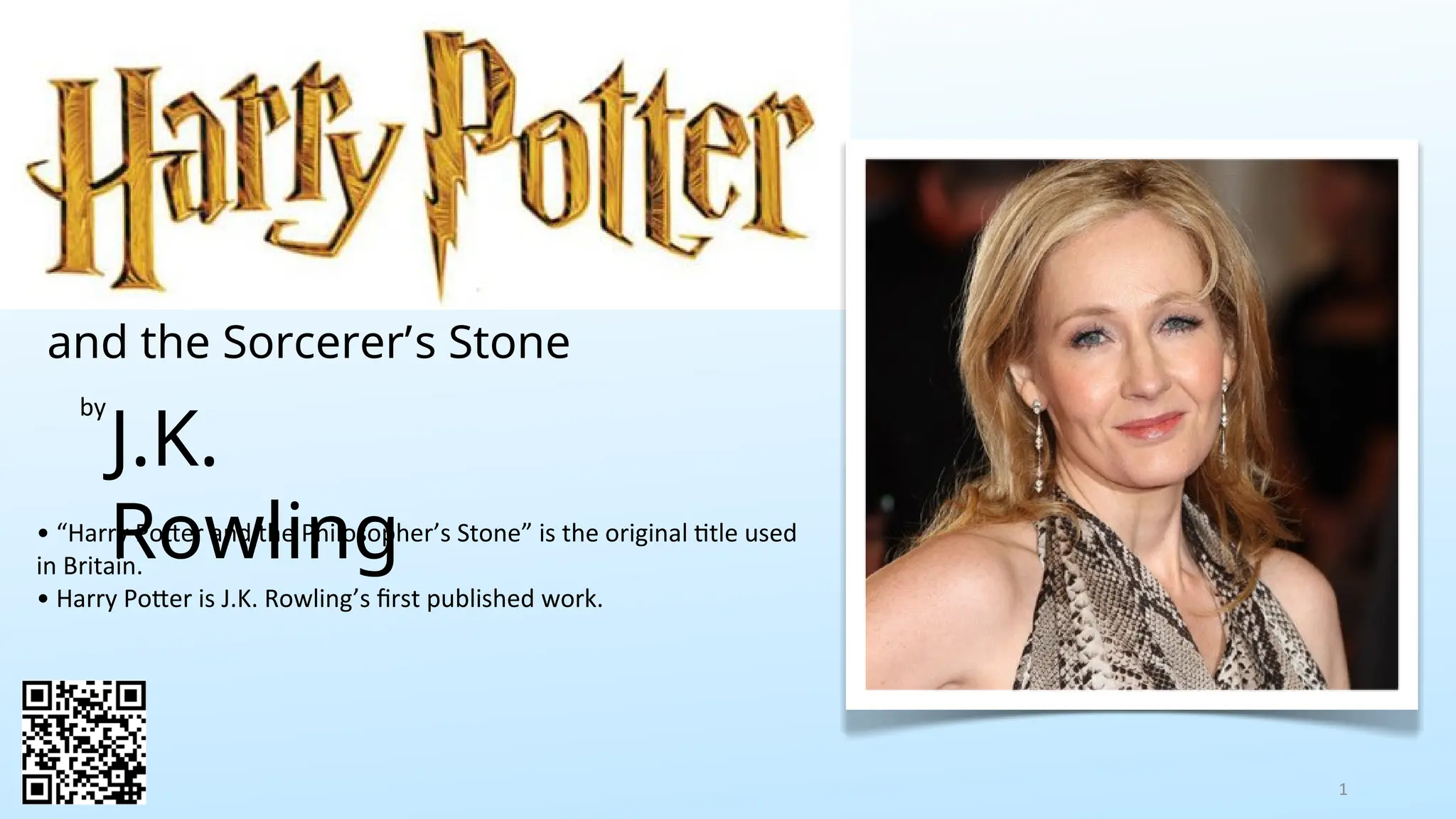 HArry Potter and the Sorrcerers Stone.ppt