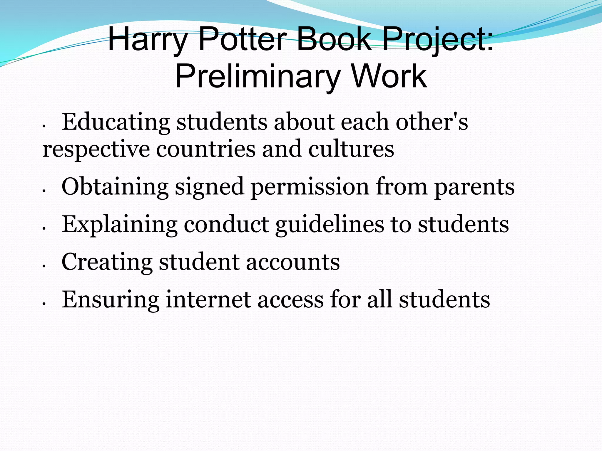 Harry potter book project | PPTX