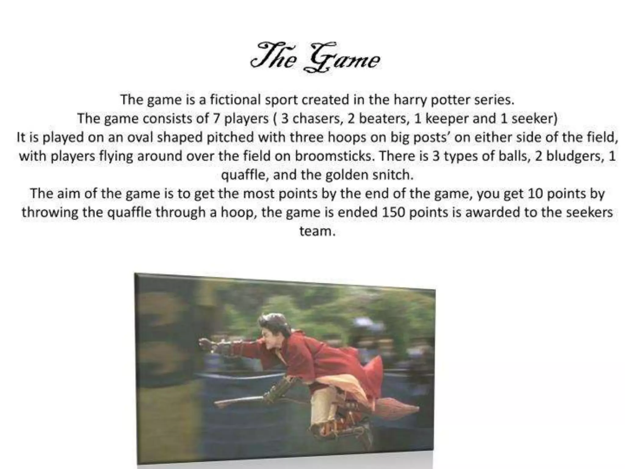 HARRY POTTER LEARNS QUIDDITCH.pptx