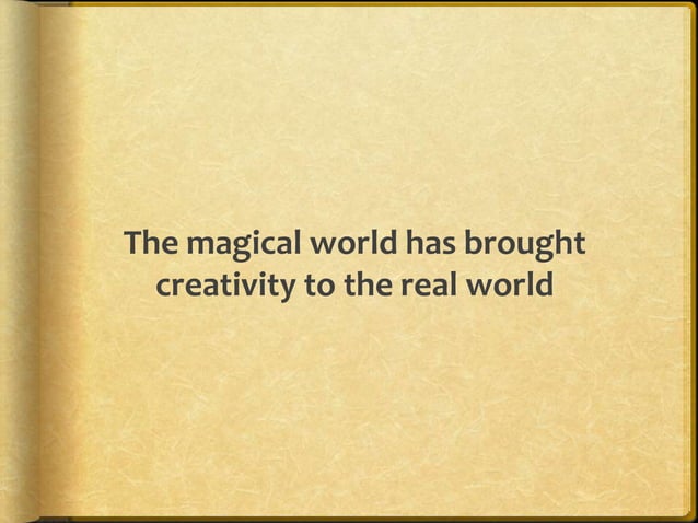 Harry Potter Powerpoint | PPTX | Fantasy | Genres