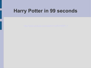 Harry potter and Monomyth | PPT