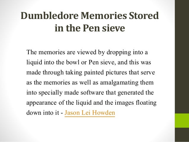 Harry Potter Visual Effects - Jason Lei Howden.pptx