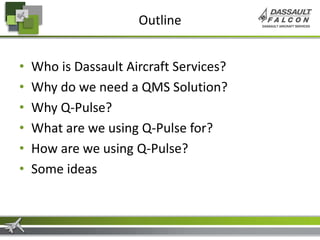 Using Q-Pulse to Manage Maintenance & Errors | PPTX