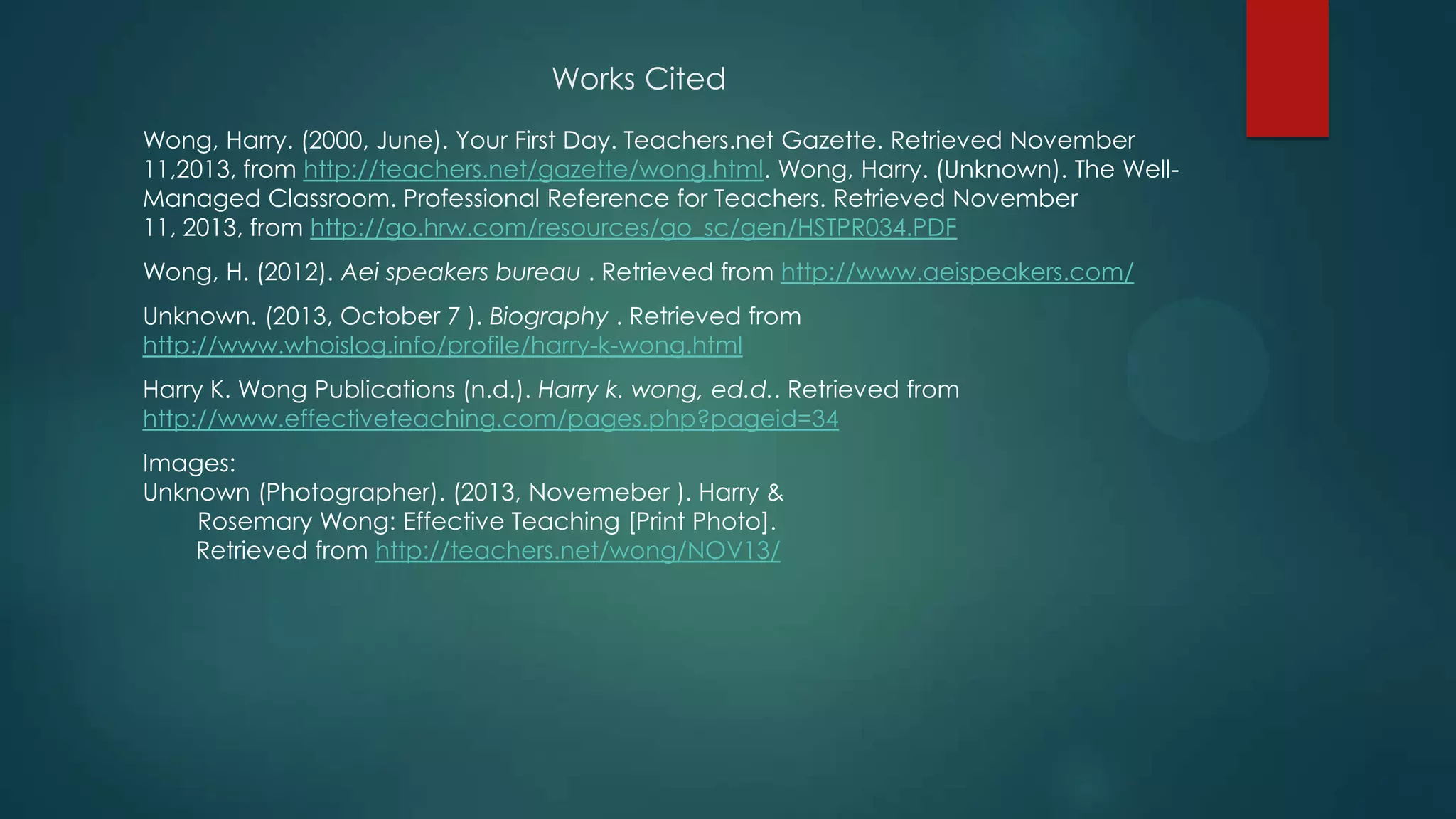 Harry Wong Classroom Management | PPTX