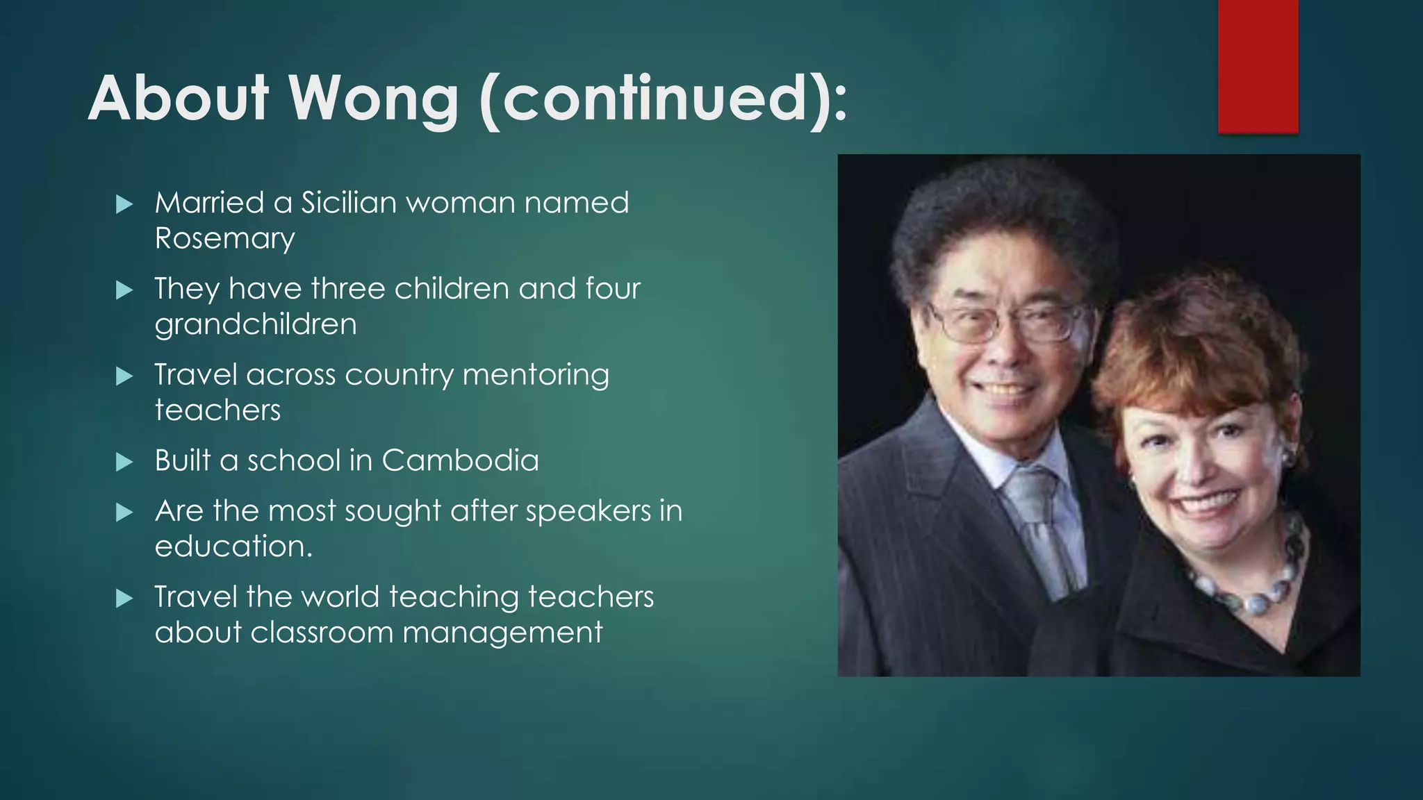 Harry Wong Classroom Management | PPT