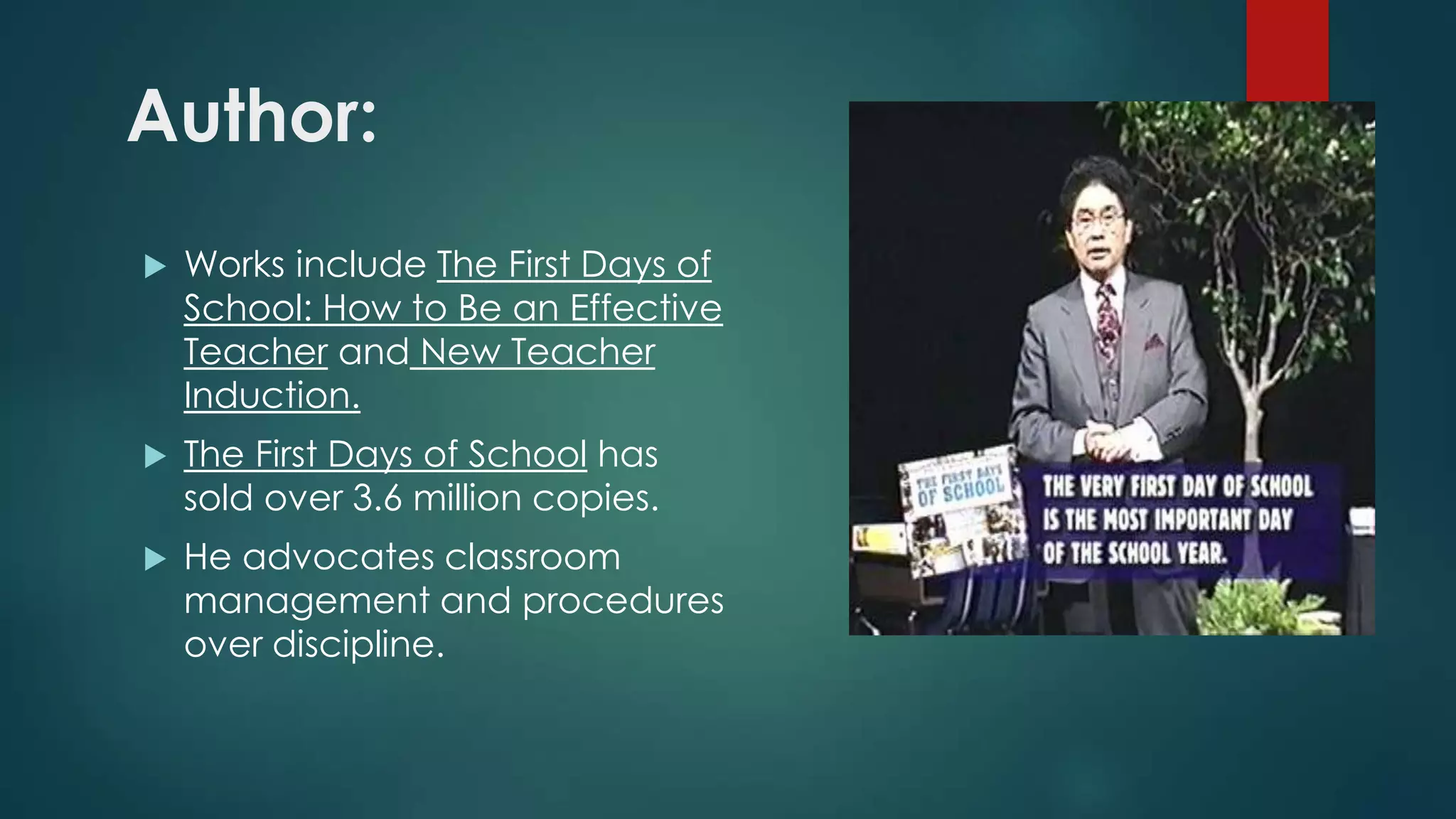 Harry Wong Classroom Management | PPTX