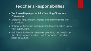 Harry Wong Classroom Management | PPTX