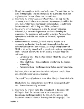 Project Duration Estimation | PDF